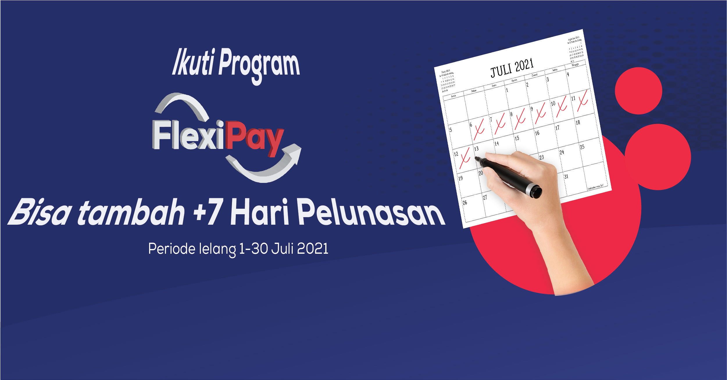 Promo Flexi Pay -> Perpanjangan Waktu Sd 7 Minggu