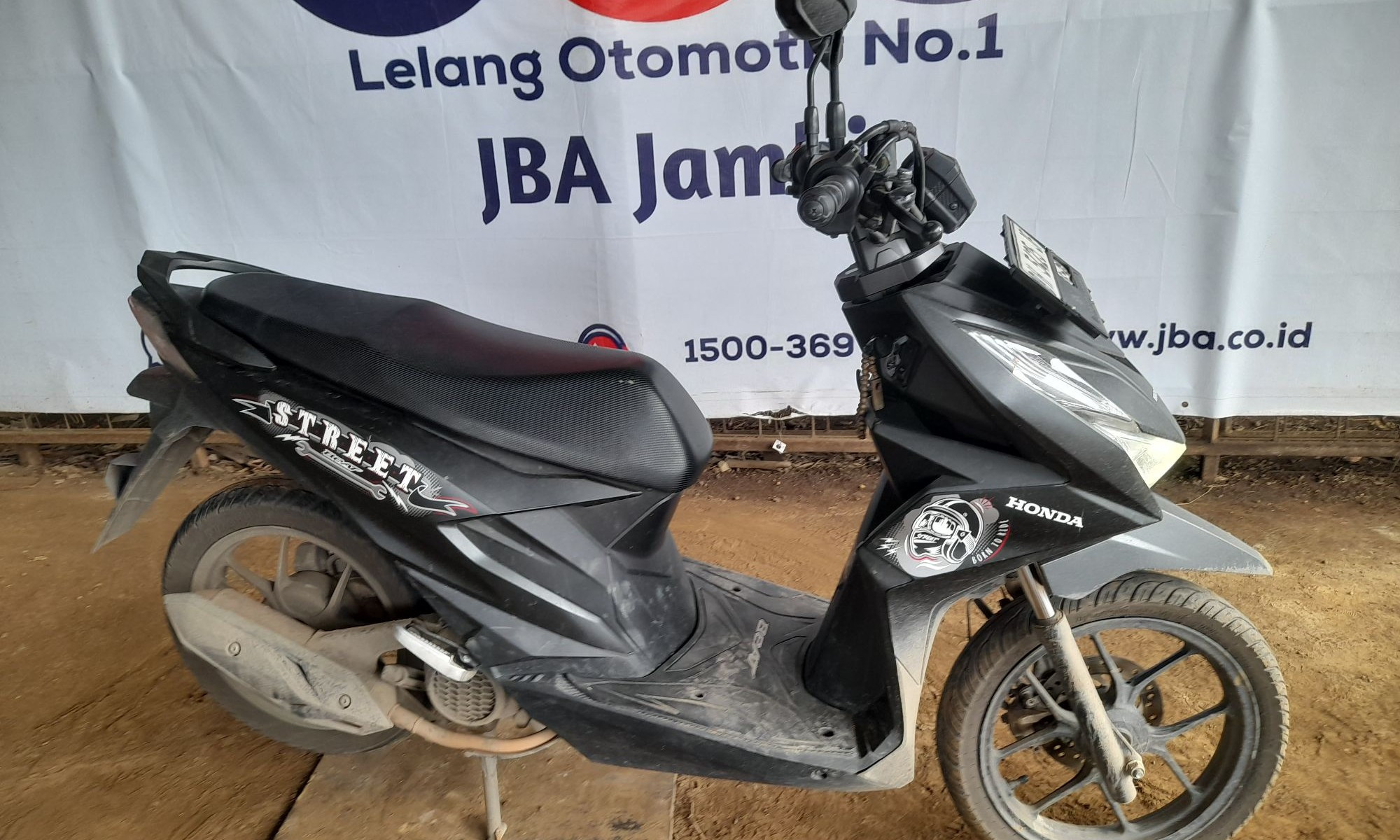 Lelang Motor HONDA BEAT ESP STREET 109 2024 HITAM JAMBI