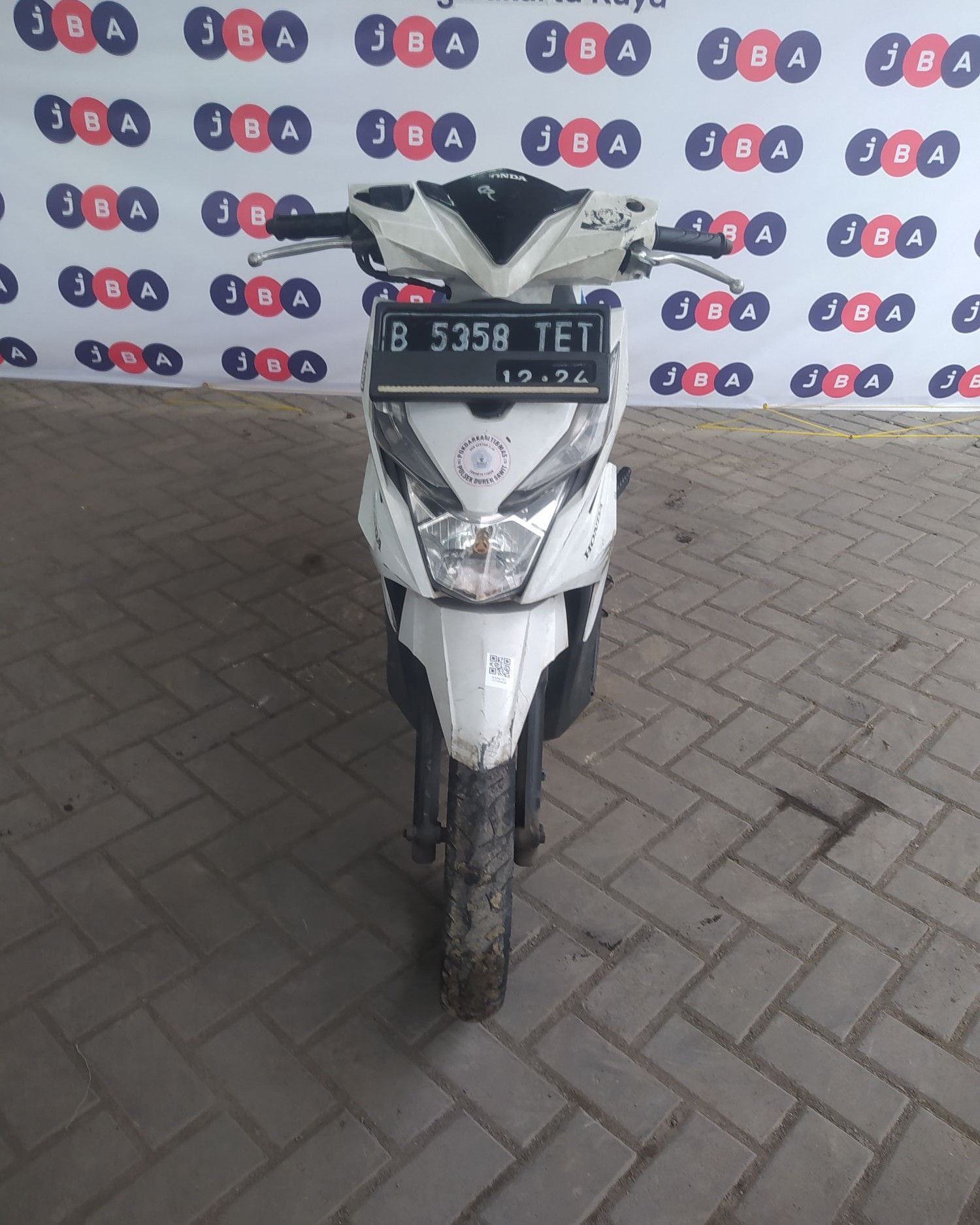 Lelang Motor LOT No. 195 HONDA BEAT CBS 110 2019 PUTIH JAKARTA RAYA MOTOR